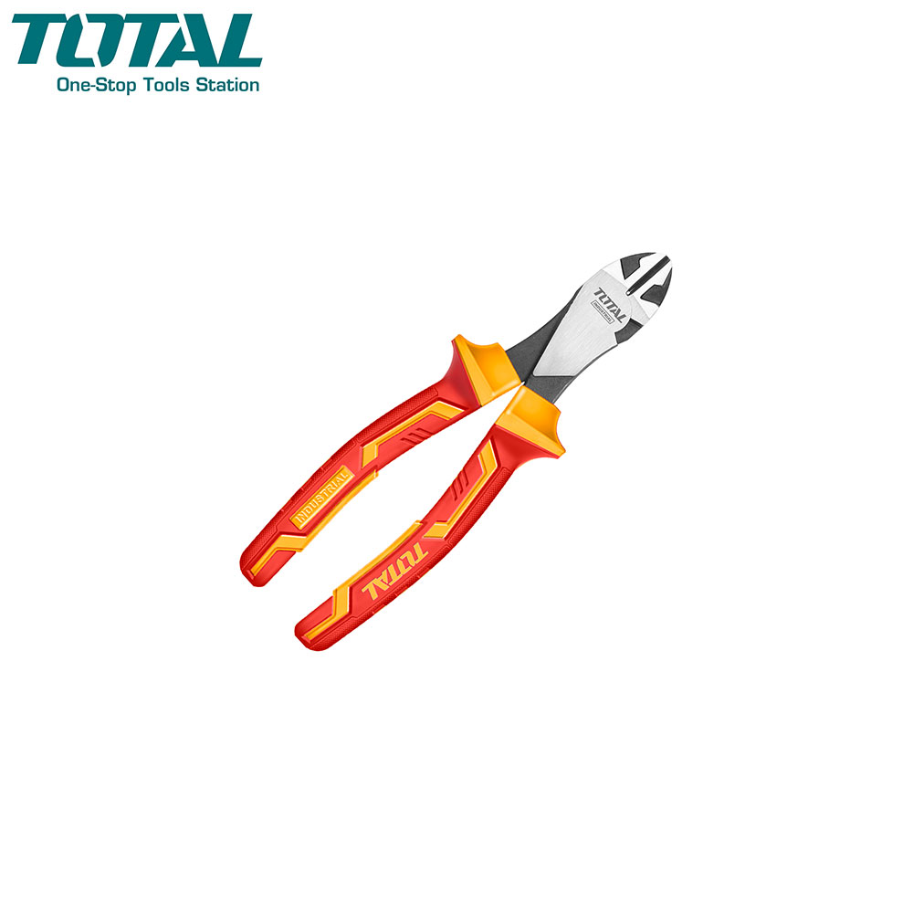 Flat Blade Diagonal Cutter | Insulated 1KV | 7" | Cr-V | Total ...