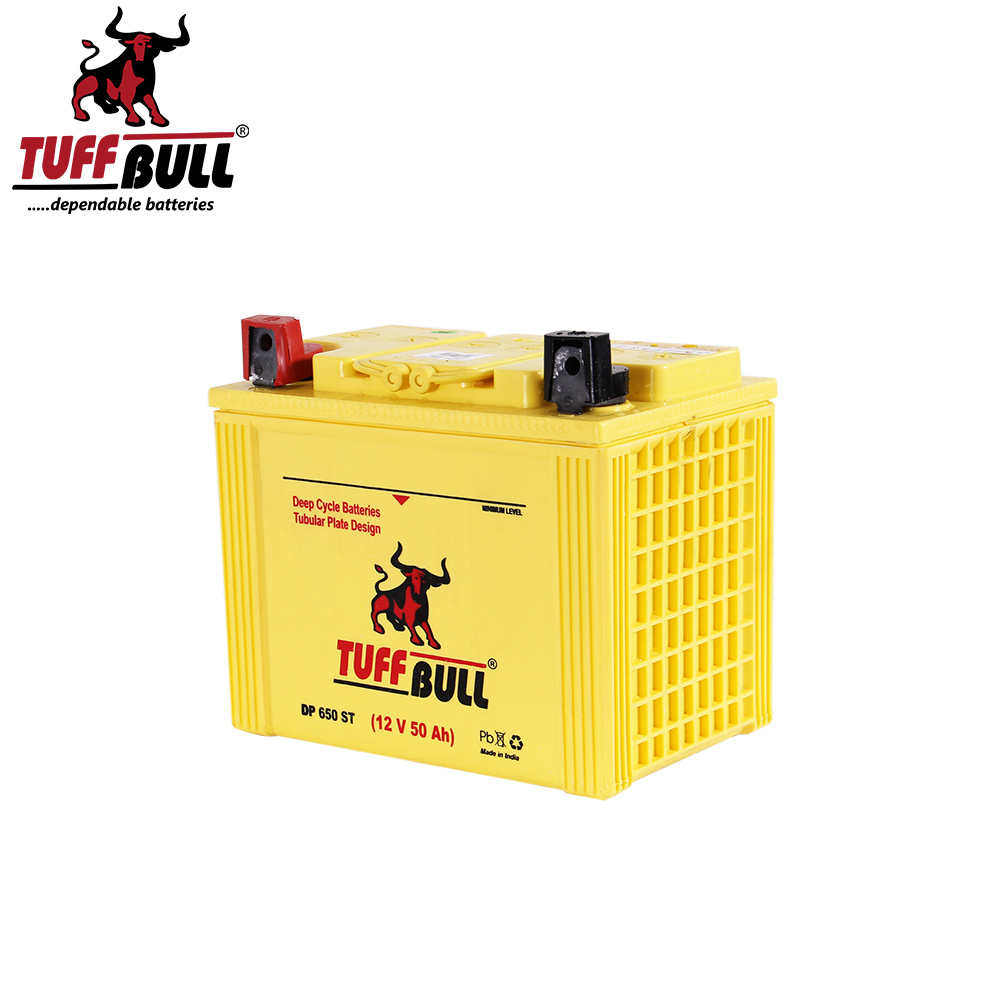Acid Battery | 12V 50Ah | Tubular | TuffBull | Electronics Katrangi Trading