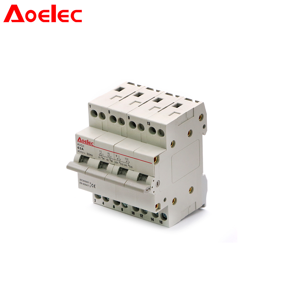 Breaker | Changeover Switch | 3 Position | 4-Pole | 63A | OELEC ...