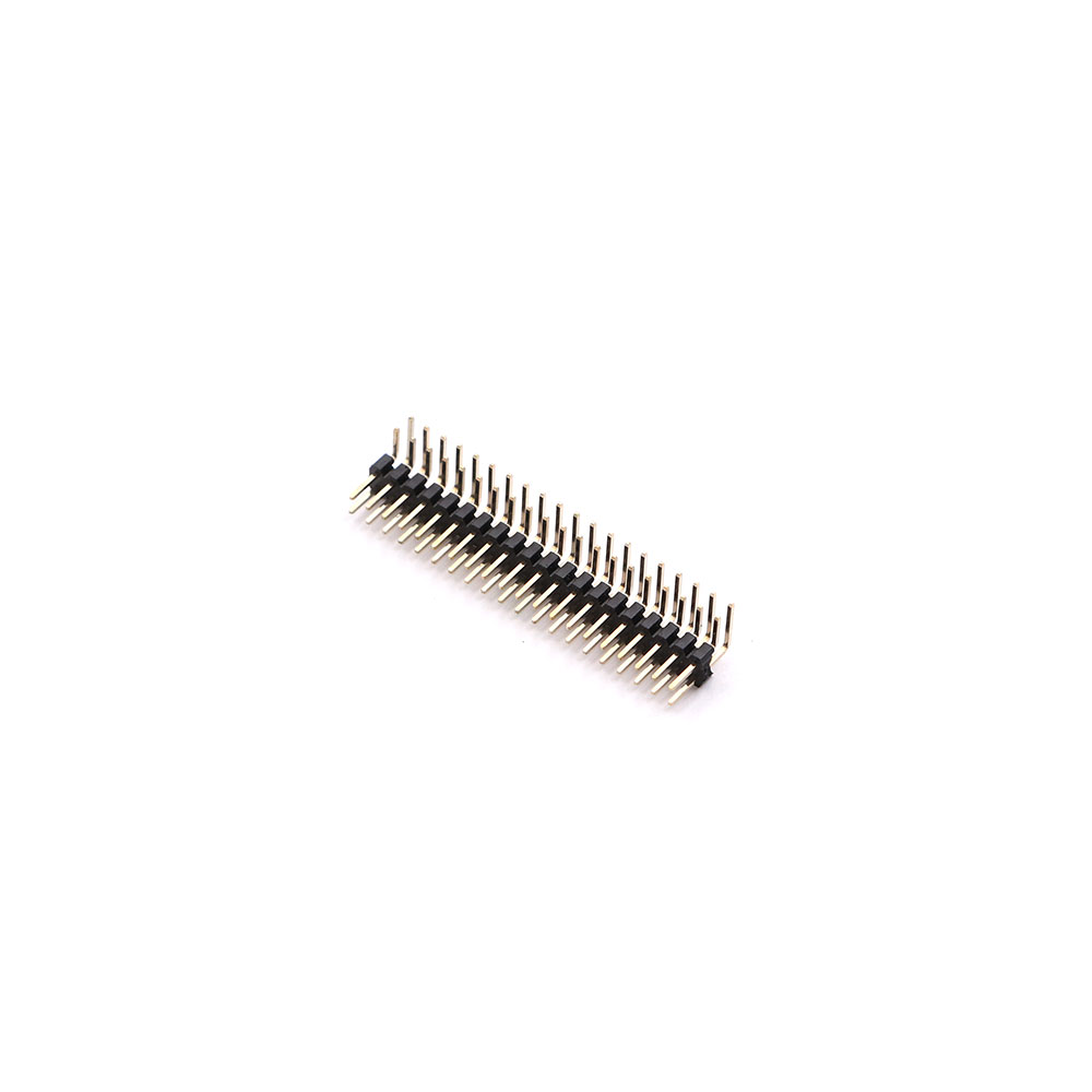 Connector | Right Angle Male Pin Header | 20x2 | 11x2.00mm ...