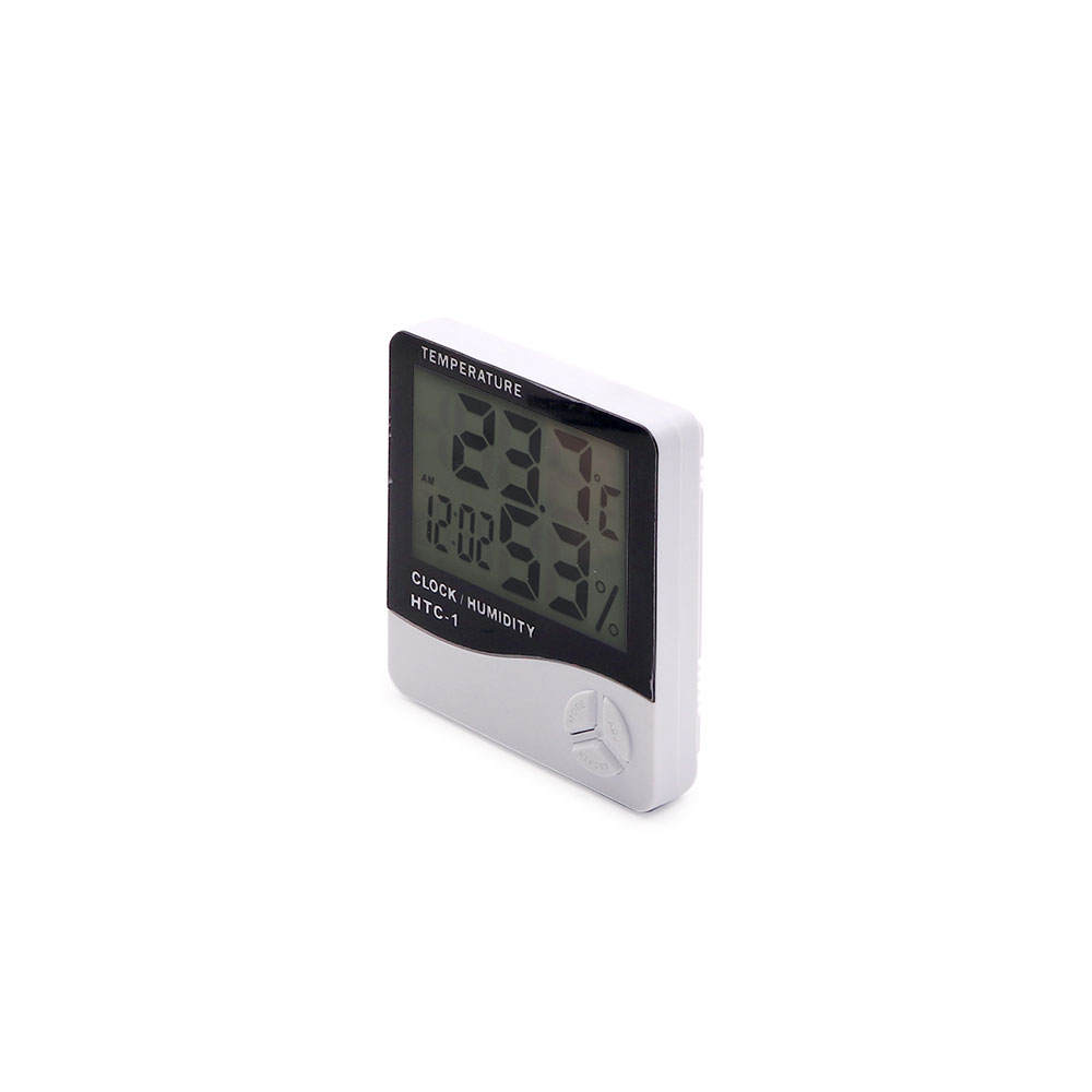 Thermometer & Hygrometer | Digital | Clock | HTC-1 | Electronics ...