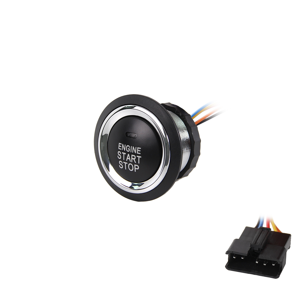 Switch | Push Button | 45mm | Start Stop Engine | Black | Electronics ...