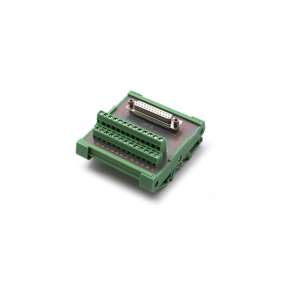 Connector | DB25 | DIN Rail Adapter Plate | Terminal Block ...