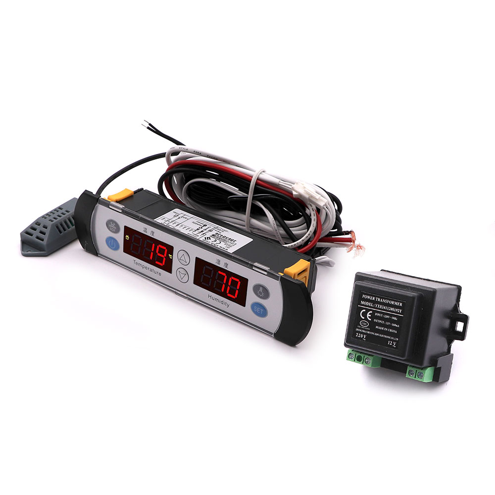 Thermometer Controller | Digital Panel | Stainless Steel Probe | 24V DC ...