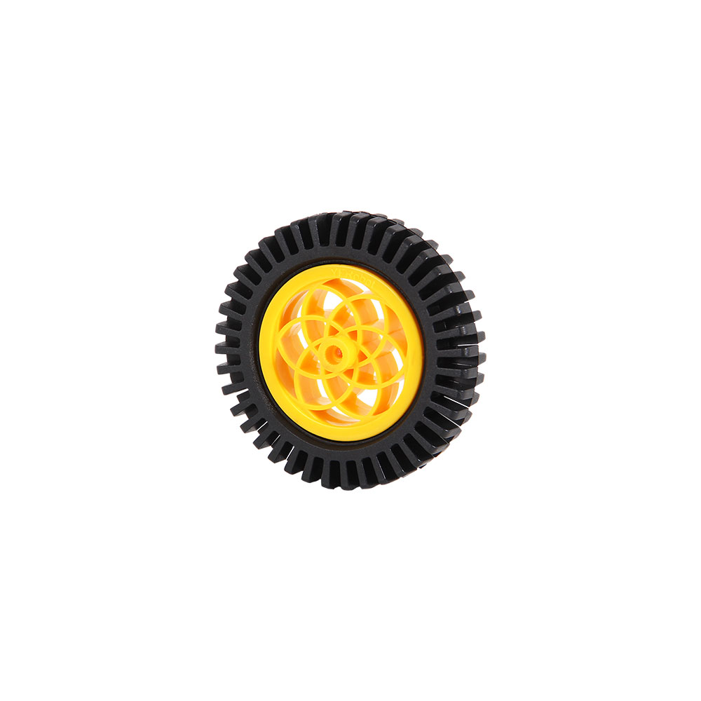 Wheels | 80mm | Yellow Rim | Electronics Katrangi Trading