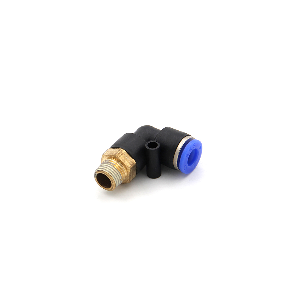 Pneumatic | Fittings | 1/8" Male - 6mm | Elbow | PL-6-1 | Electronics ...