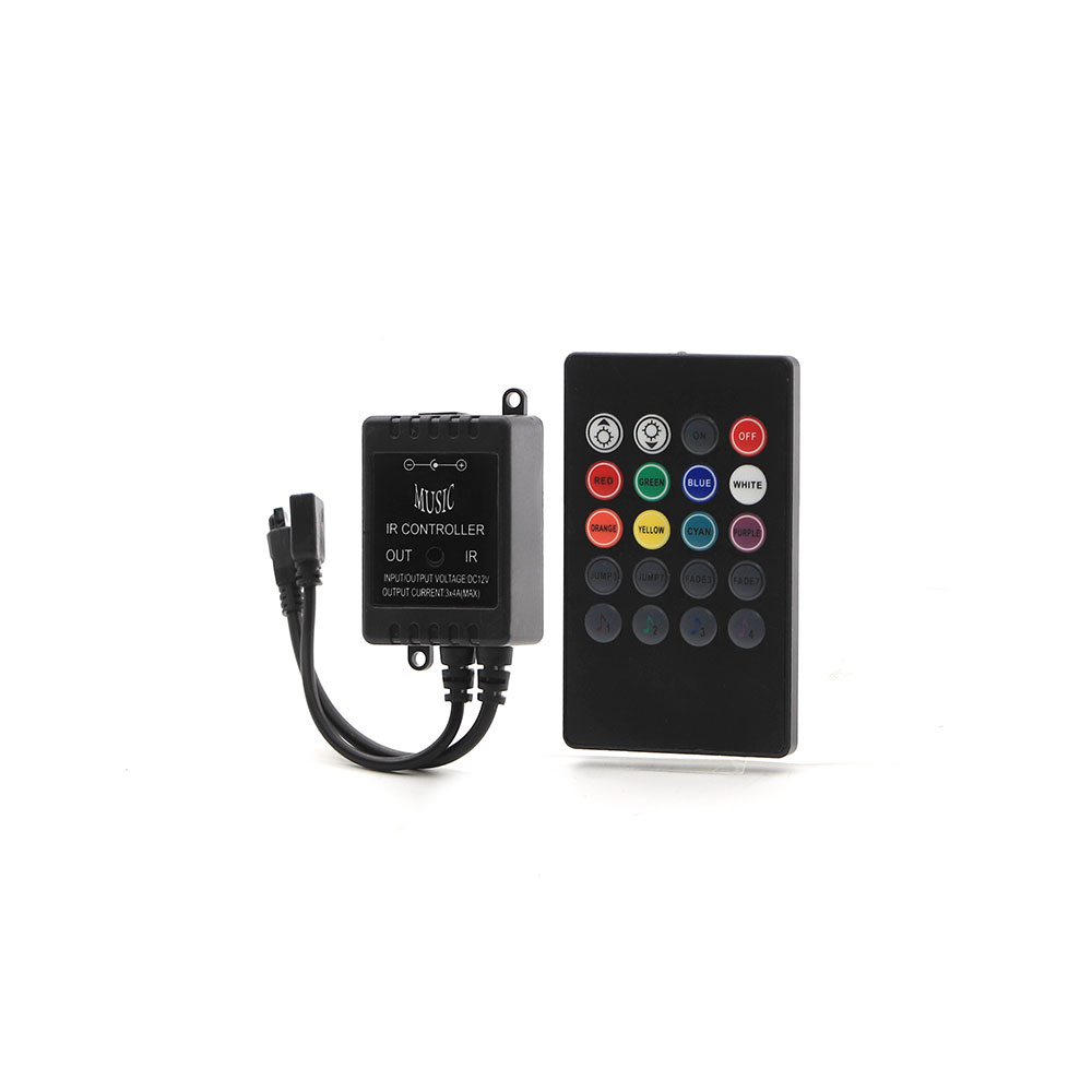 LED Controller | 12V DC 144W | RGB | 3-Channel | Music | Remote ...