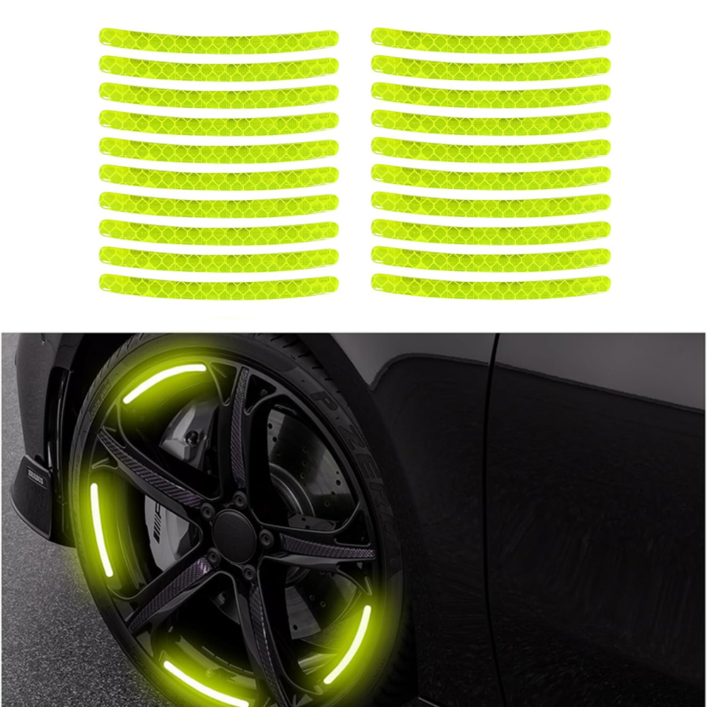 Car Exterior Lighting | Wheel Reflective Sticker | Electronics Katrangi ...